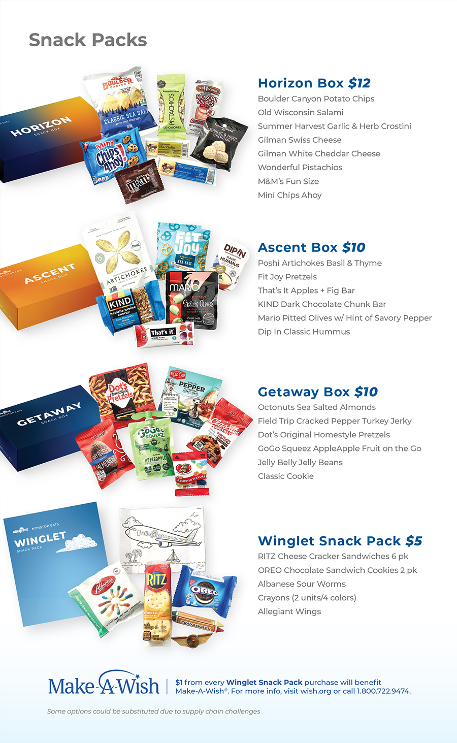 Travel Info | In-Flight Refreshments & Services | Allegiant®